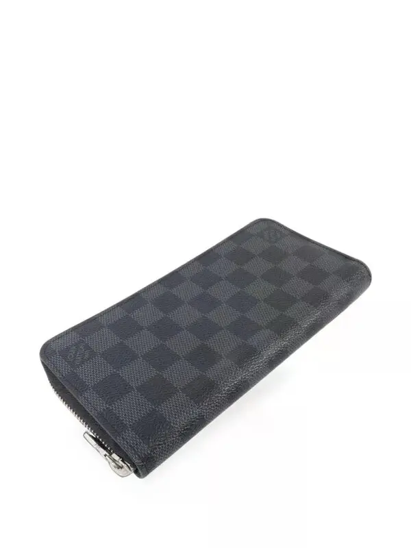 LOUIS VUITTON Zippy Damier Graphite Wallet - Black