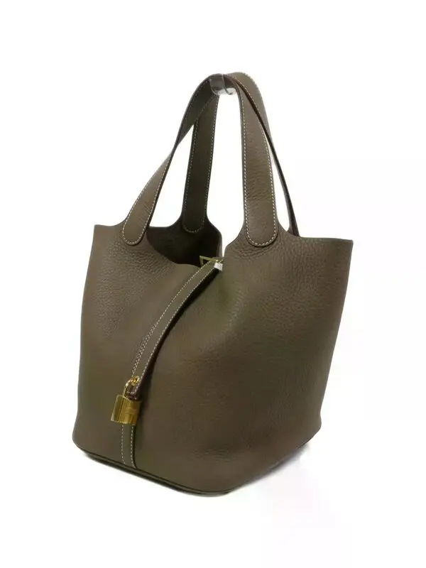 Hermès Mm Picotin Tote Bag - Brown