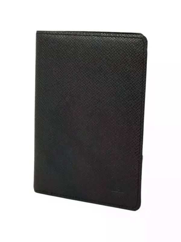 LOUIS VUITTON Logo Leather Passport Holder