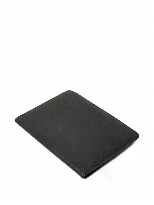 LOUIS VUITTON Logo Leather Passport Holder