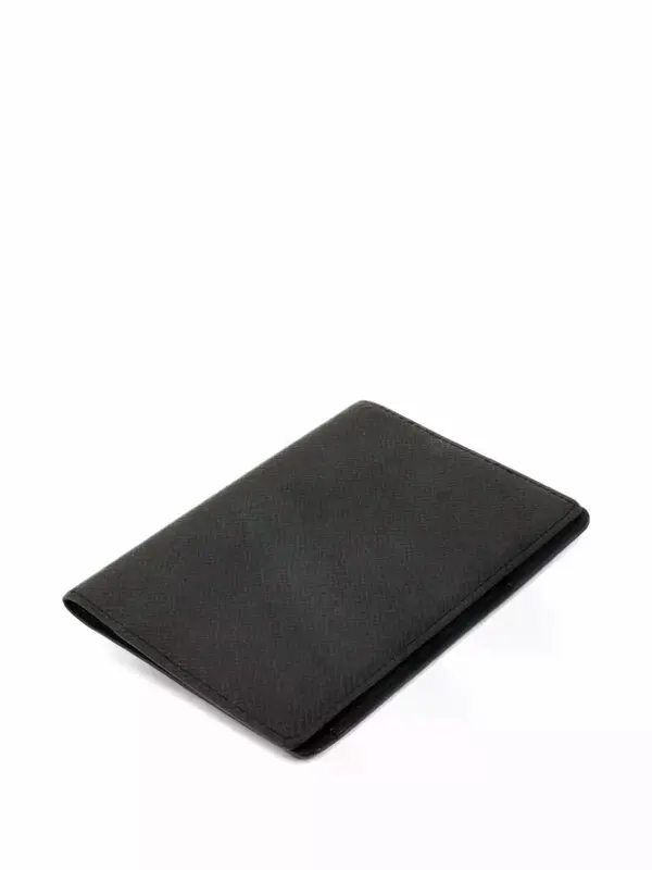 LOUIS VUITTON Logo Leather Passport Holder