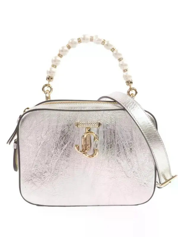 JIMMY CHOO Jc Logo Tote Bag - Silver