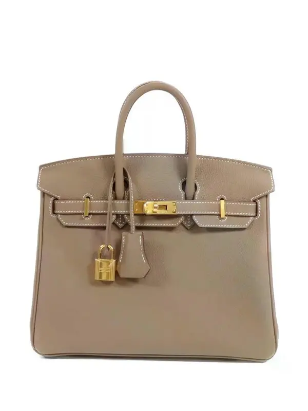 Hermès 25 Birkin Handbag - Neutrals