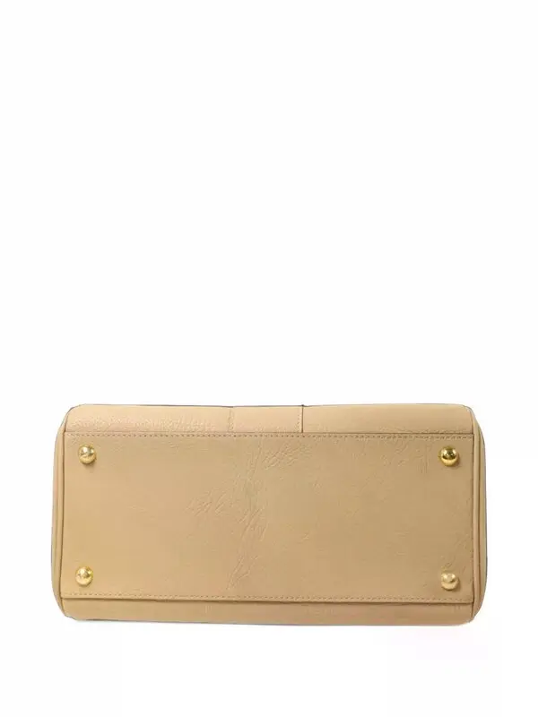 Delvaux Mm Brillant Leather Tote Bag