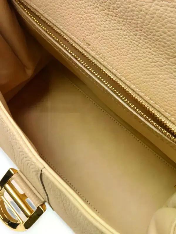 Delvaux Mm Brillant Leather Tote Bag