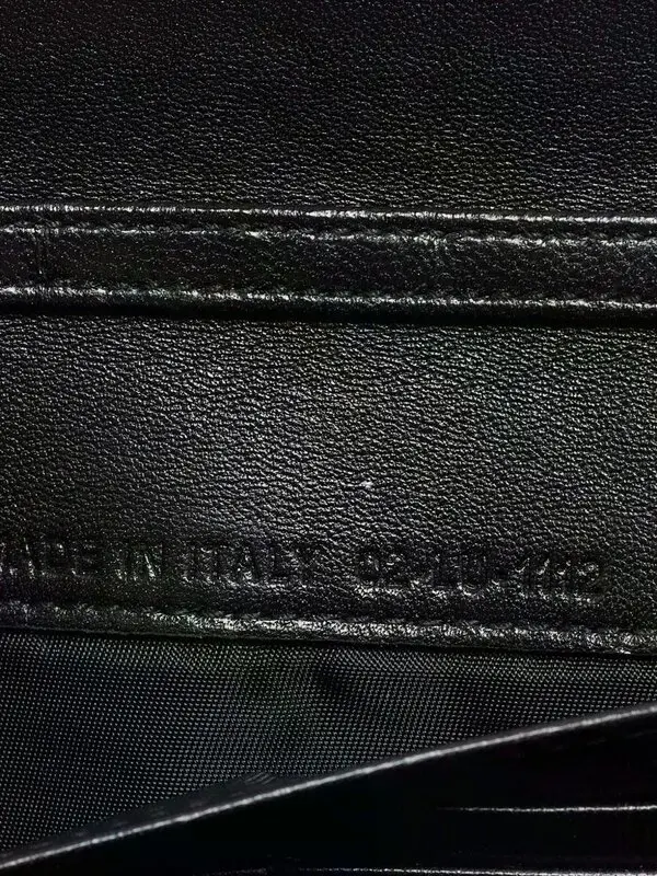 Dior 2012 Lady Wallet On Chain - Black