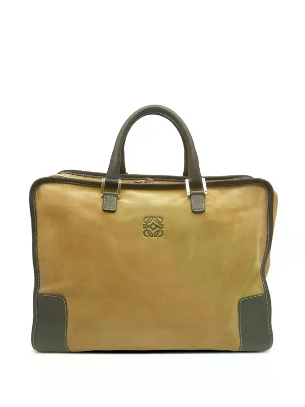 Loewe 2010-2026 Suede Amazona 40 Handbag