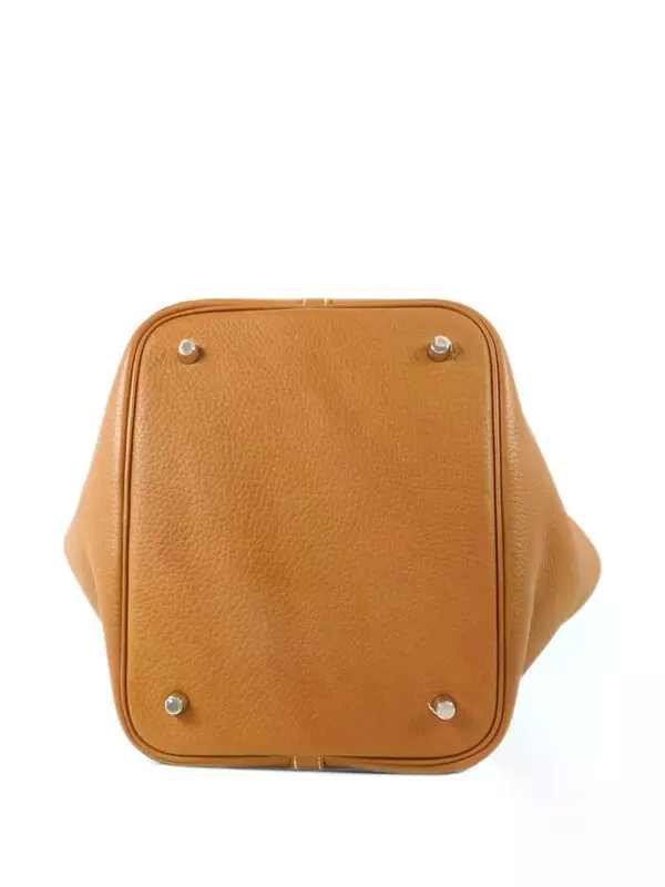 Hermès 2024 Mm Picotin Leather Tote Bag - Brown