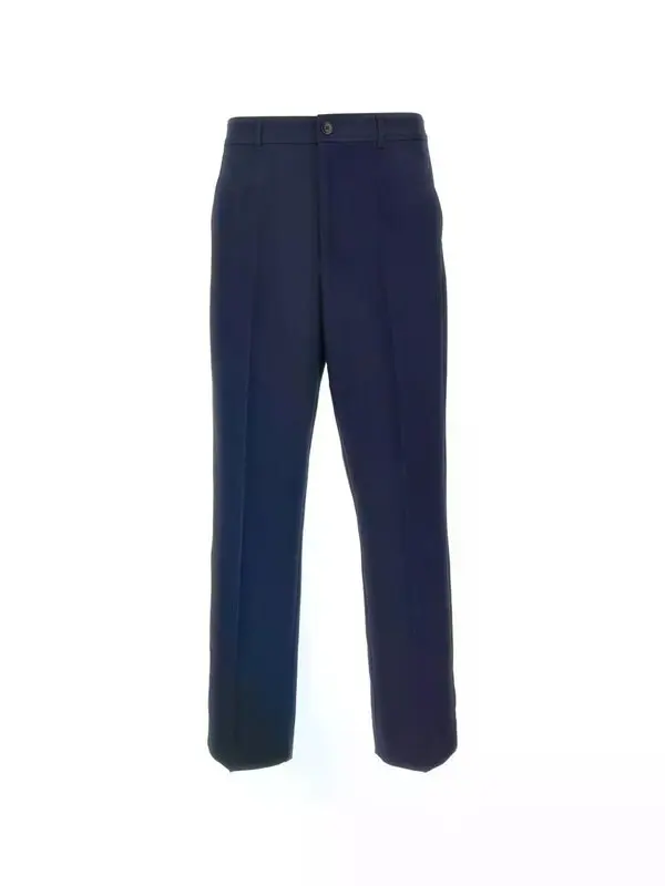 Drole De Monsieur Straight-leg Trousers - Blue