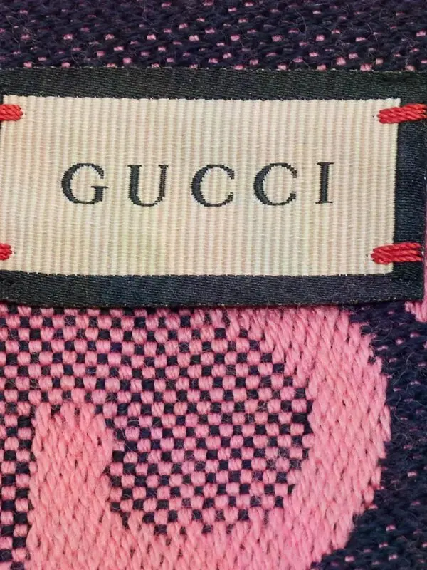 Gucci Gg Jacquard Reversible Scarf