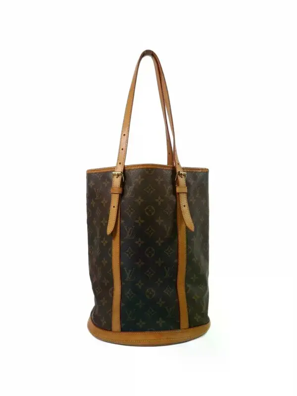 LOUIS VUITTON Gm Bucket Monogram Tote Bag - Brown