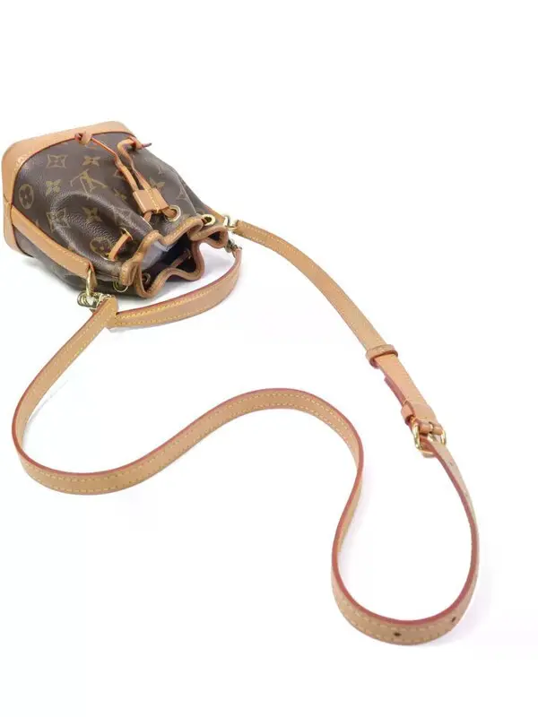 LOUIS VUITTON Nano Noe Monogram Canvas Bucket Bag