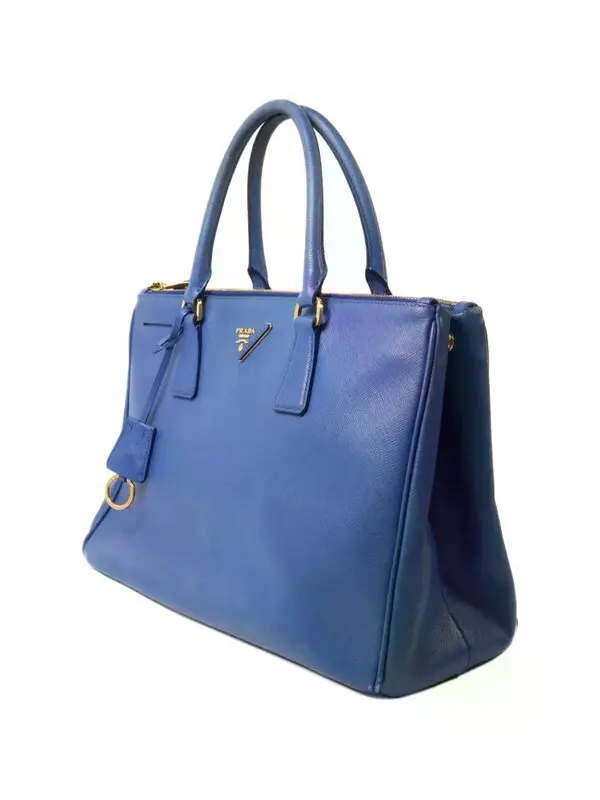 Prada Saffiano Leather Logo-plaque Tote Bag