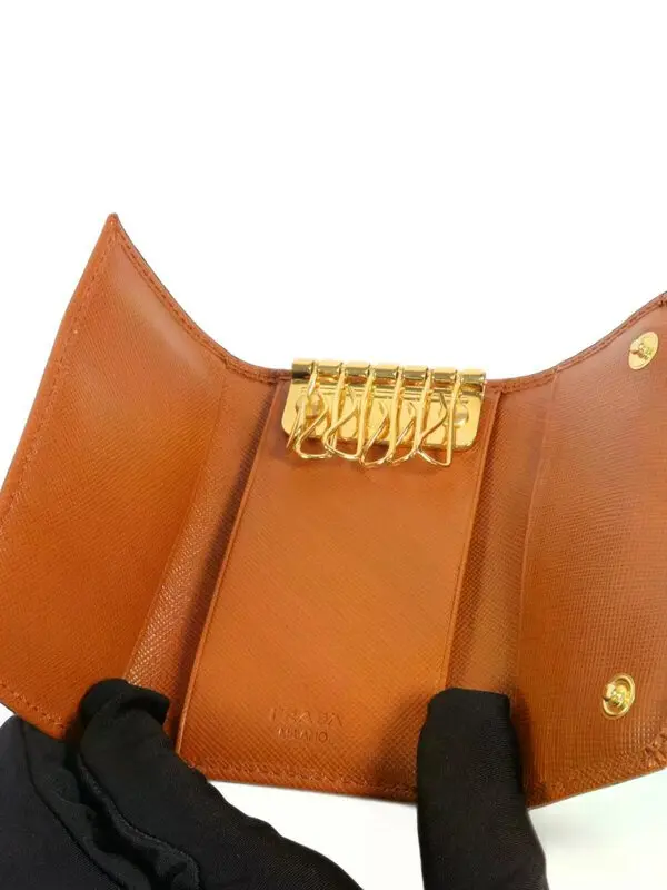 Prada Saffiano Leather Key Case