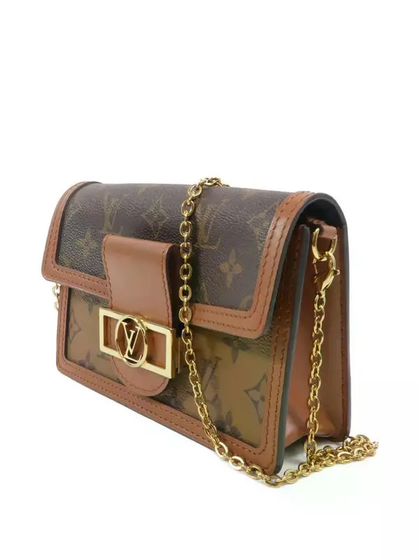 LOUIS VUITTON Dauphine Reverse Monogram Canvas Clutch Bag