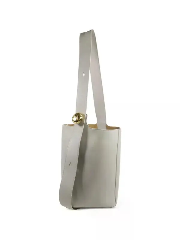 Loewe Medium Pebble Bucket Bag - Grey
