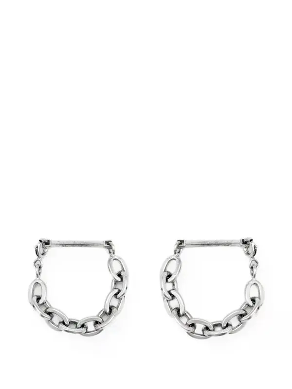 Dior Cd Chain Cufflinks - Silver