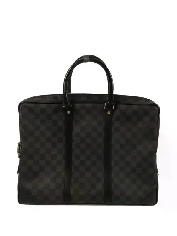 LOUIS VUITTON Porte Documents Voyage Damier Graphite Canvas Briefcase