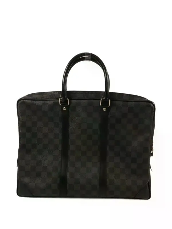 LOUIS VUITTON Porte Documents Voyage Damier Graphite Canvas Briefcase