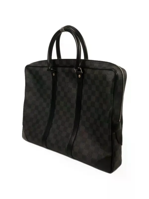 LOUIS VUITTON Porte Documents Voyage Damier Graphite Canvas Briefcase