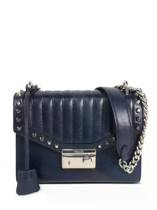 Prada Studded Leather Mini Bag
