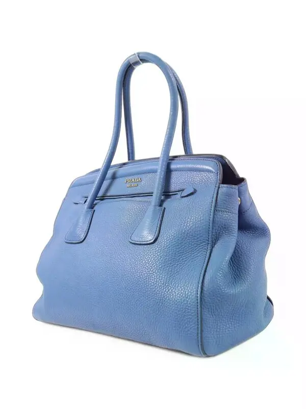 Prada 2-way Grainy Leather Tote Bag