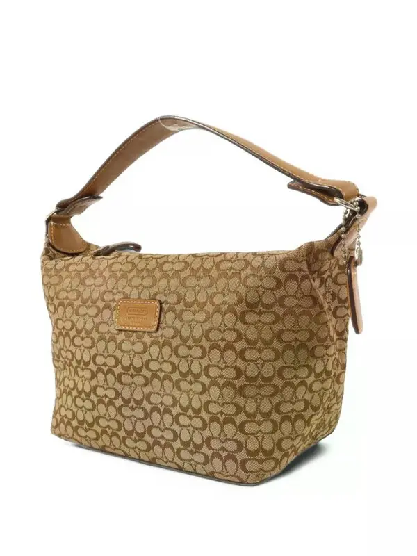 COACH Monogram Canvas Mini Handbag