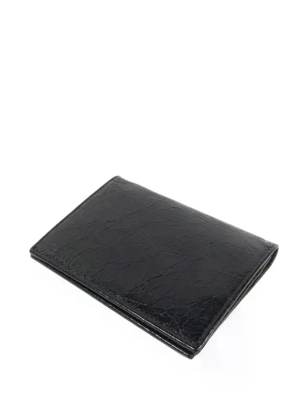 Balenciaga Stud-embellished Card Case - Black