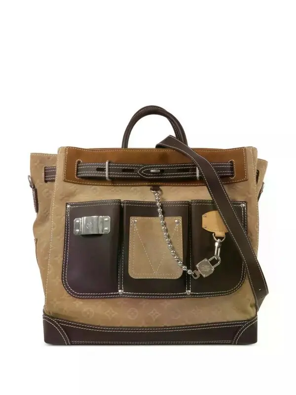LOUIS VUITTON 2025 40 Steamer Suede Tote Bag