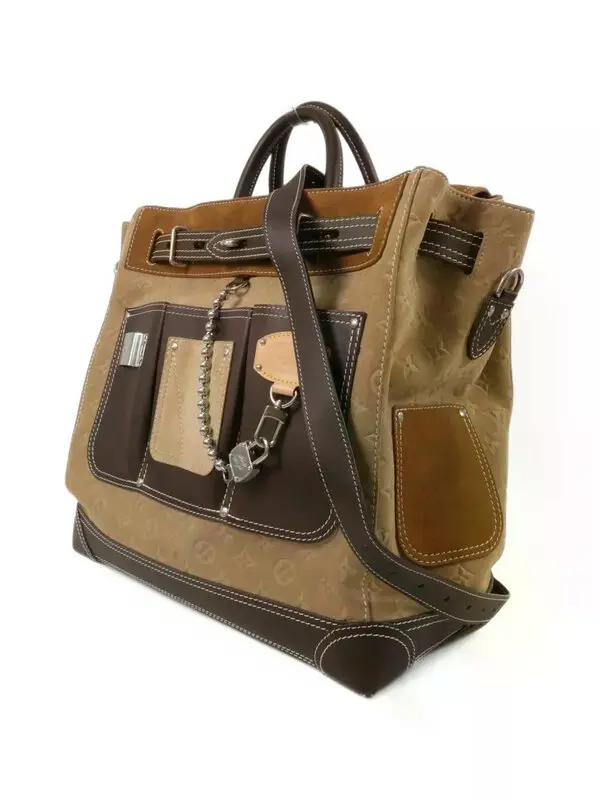 LOUIS VUITTON 2025 40 Steamer Suede Tote Bag