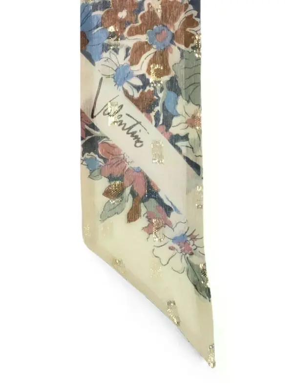 Valentino Garavani Floral-print Silk Scarf