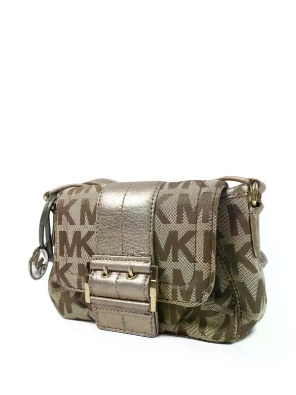 Michael Kors Logo-print Buckled Mini Bag