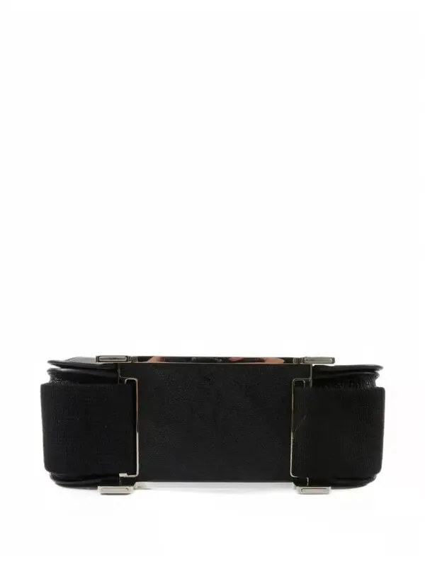 Hermès 2021 Geta Goatskin Shoulder Bag - Black
