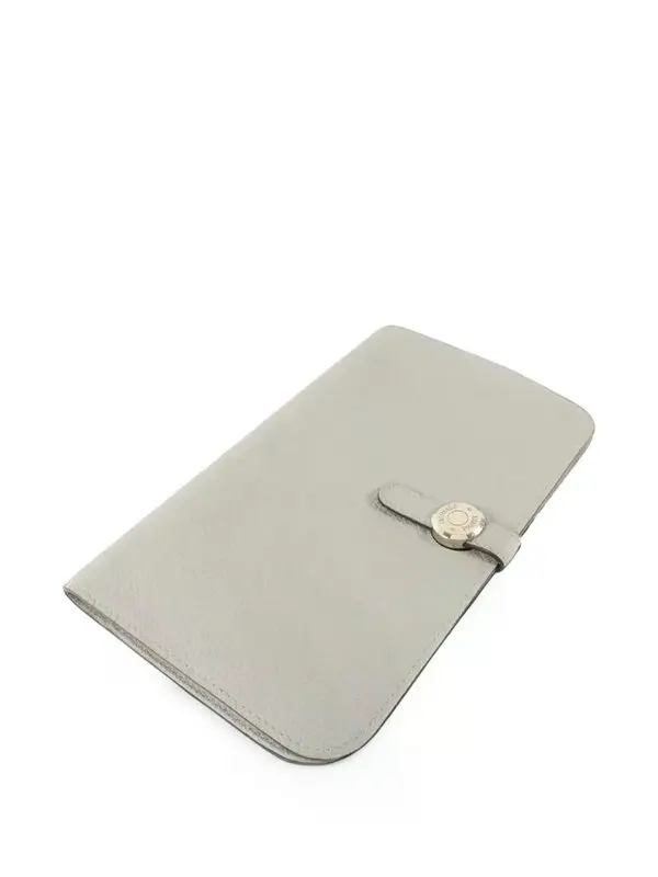 Hermès 2016 Dogon Clemence Leather Wallet