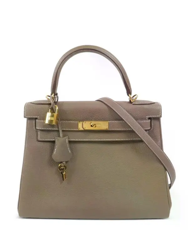 Hermès 2016 28 Kelly Two-way Togo Leather Shoulder Bag - Neutrals
