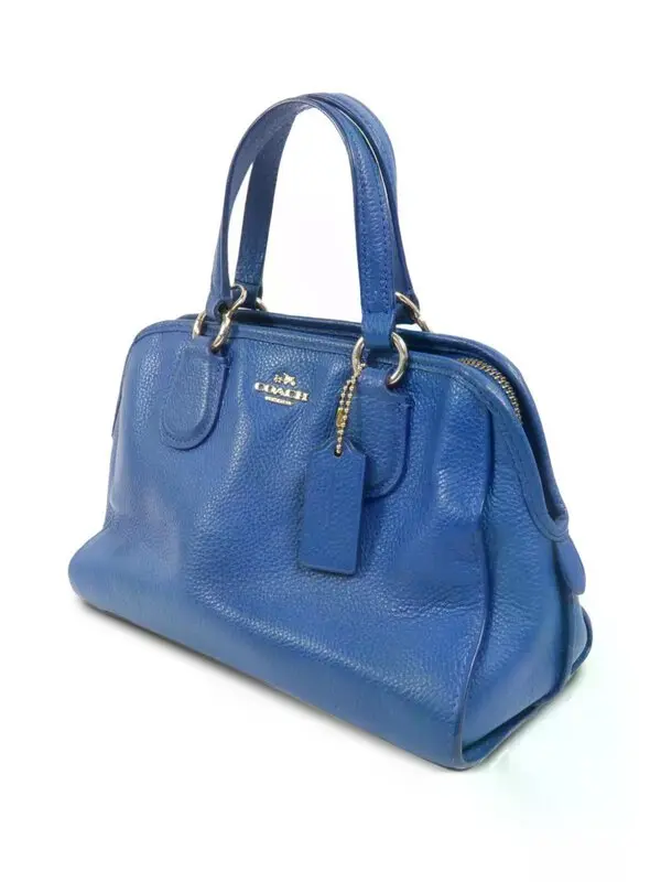 COACH Grained Leather Tote Bag