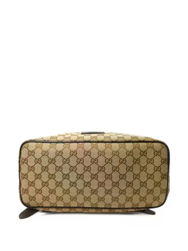 Gucci Gg Canvas Logo-patch Backpack