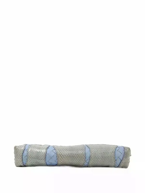 Bottega Veneta Intrecciato Snakeskin-effect Shoulder Bag