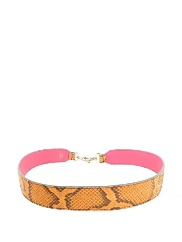Fendi Snakeskin-effect Bag Strap