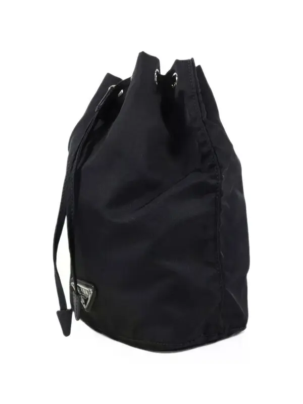 Prada Logo-plaque Bucket Bag
