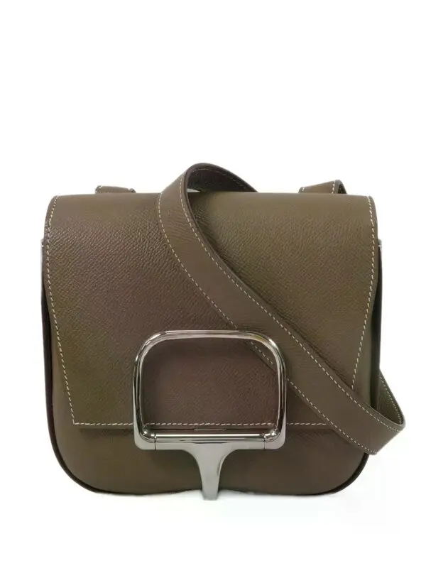 Hermès 2021 Mini Della Cavallerie Horsebit Shoulder Bag - Brown
