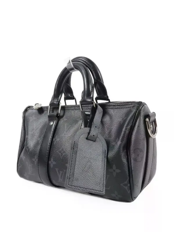 LOUIS VUITTON Keepall Bandouliere Monogram Eclipse Tote Bag