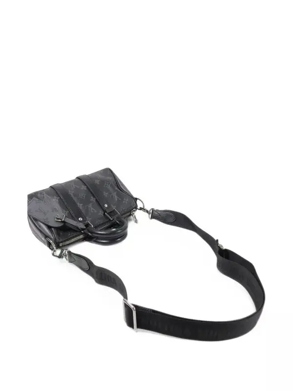 LOUIS VUITTON Keepall Bandouliere Monogram Eclipse Tote Bag