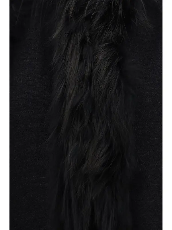 Fendi Wool And Fox Fur Gilet