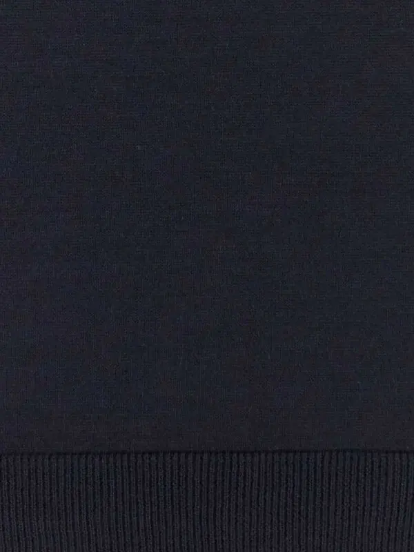 Zegna Crewneck Cashmere And Silk Jumper With Ribbed Trims