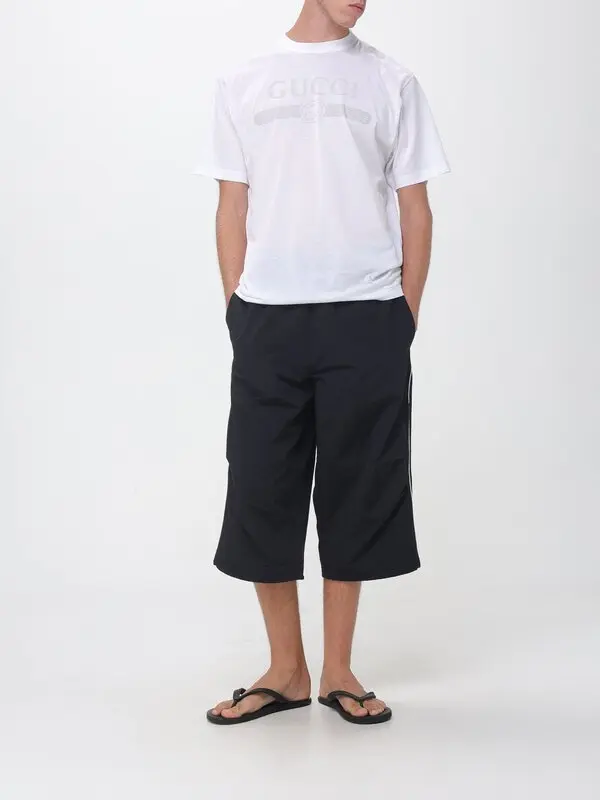 Gucci Cotton-blend Athletic Shorts With Elasticated Waist