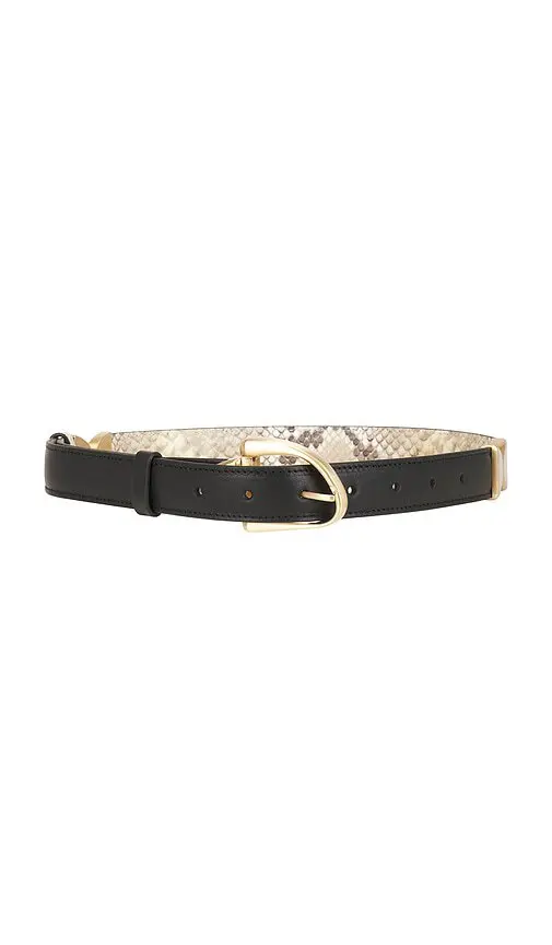 Cult Gaia Ailani Swivel Belt In Beige