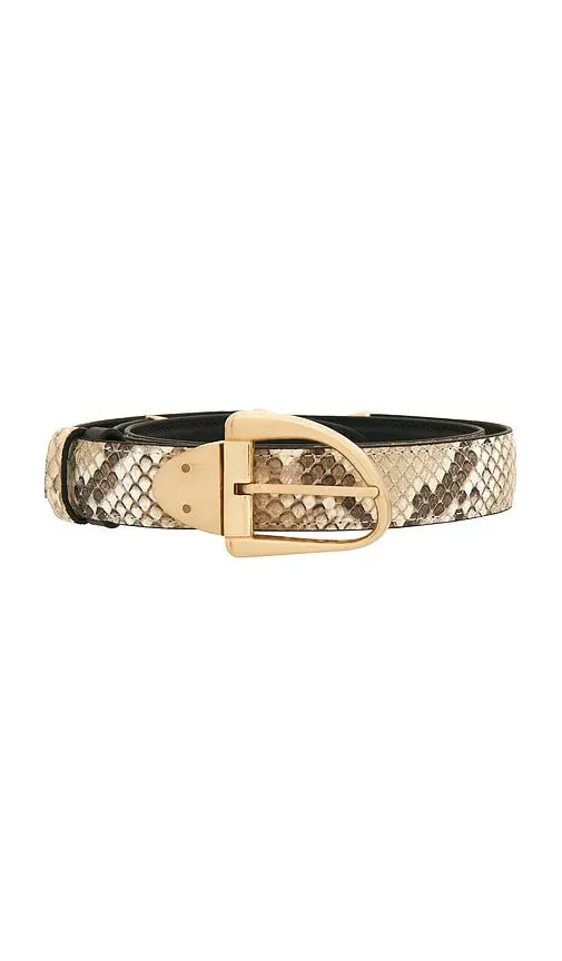Cult Gaia Ailani Swivel Belt In Beige