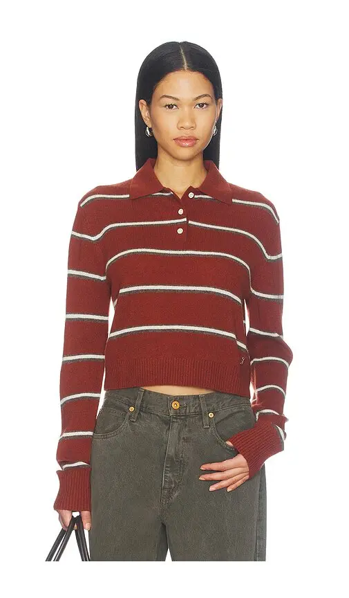 Eterne Barrett Sweater In Burgundy