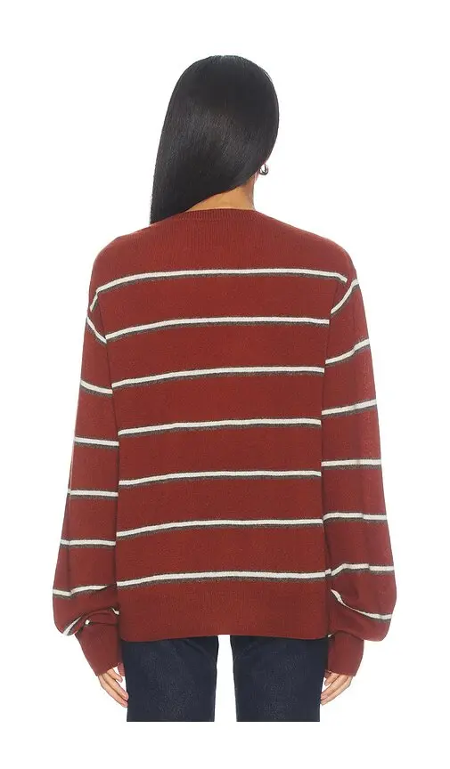 Eterne James Sweater In Burgundy